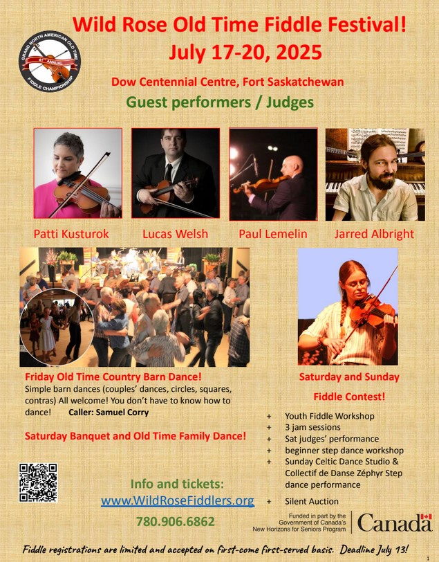 Wild Rose Old Time Fiddle Festival - Wild Rose Old Tyme Fiddler's ...