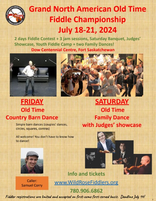 Publicity - Wild Rose Old Tyme Fiddler's Assocation